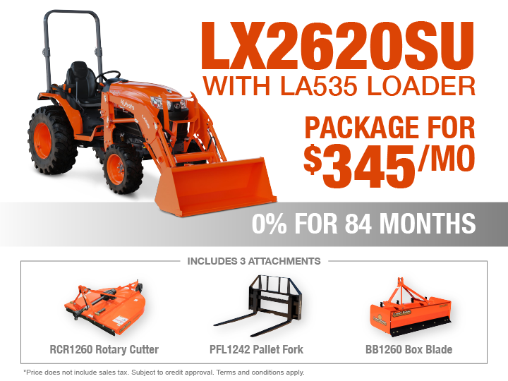 SELECT LX KUBOTA TRACTOR PACKAGE - KanEquip